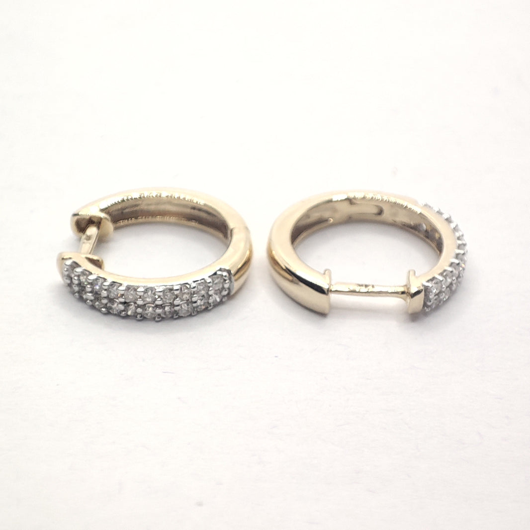 Arracadas para dama en oro de 10 y 14 Kilates – Joyería El Especialista