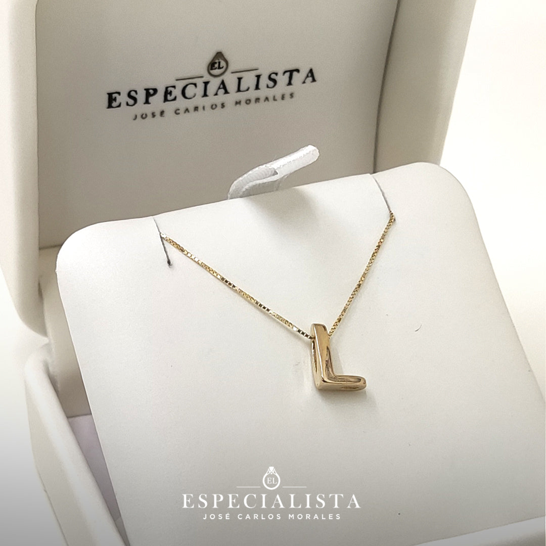 Cadenas con Inicial 3D – Joyería El Especialista