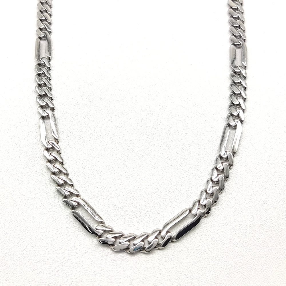 6050212LQ Cadena Monaco Chain oro blanco de 10 Kilates. – Joyería El ...