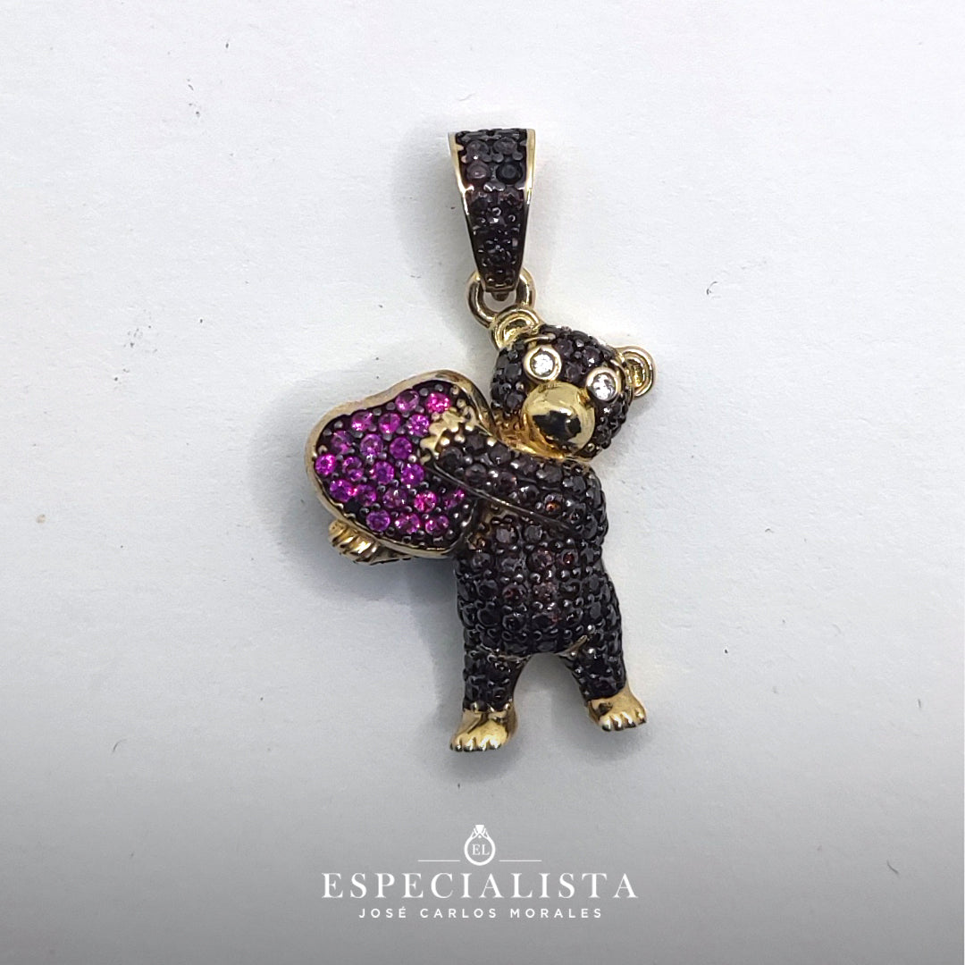 6510112LQ Dije de oso en oro amarillo de 10 Kilates. – Joyería El ...
