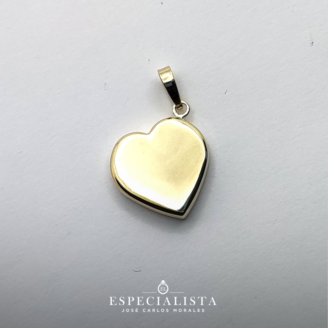 6510121LQ Dije de corazon en oro de 10 Kilates – Joyería El Especialista